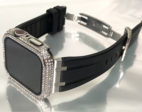 Unknown F-24 Apple Watch Cover Case Apple Watch Rubber Belt Band ...