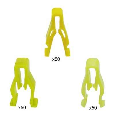 50x Dashboard Trim Clips Yellow Retainer Clips for Most Cars | eBay ...