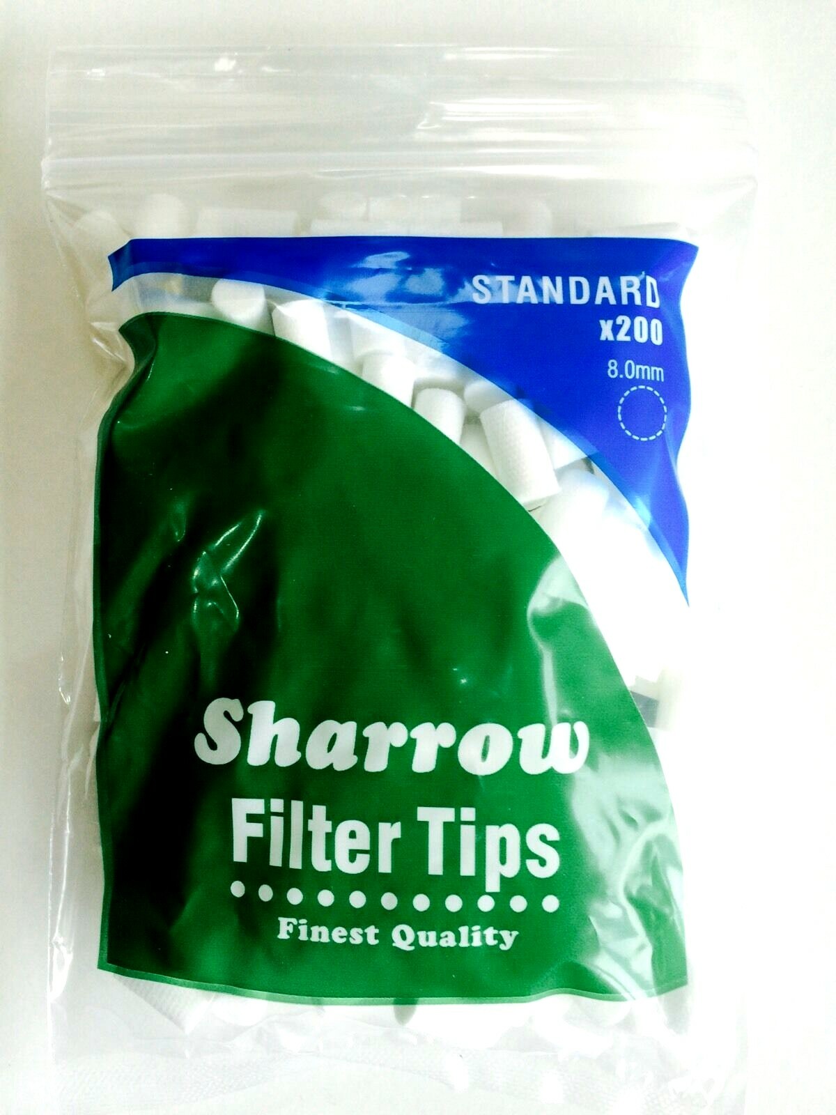 1 2 4 10 12 X 200 SHARROW Filter Tips STANDARD 200 in a Bag Finest ...