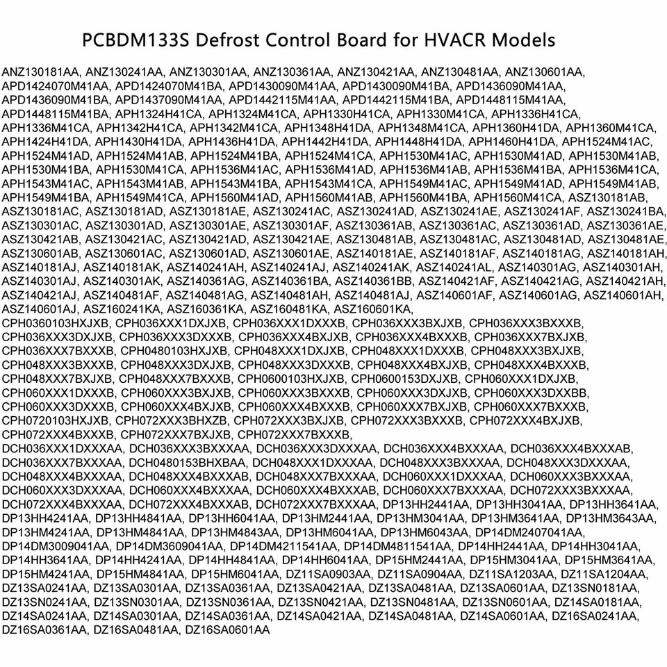 PCBDM133 PCBDM133S - For Goodman Amana Janitrol Heat Pump Defrost ...