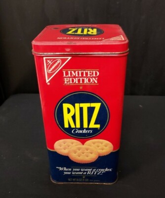 1980"s RETRO '87 RITZ Cracker Decorative Limited Ed.Tin (8 3/4 In.) | eBay