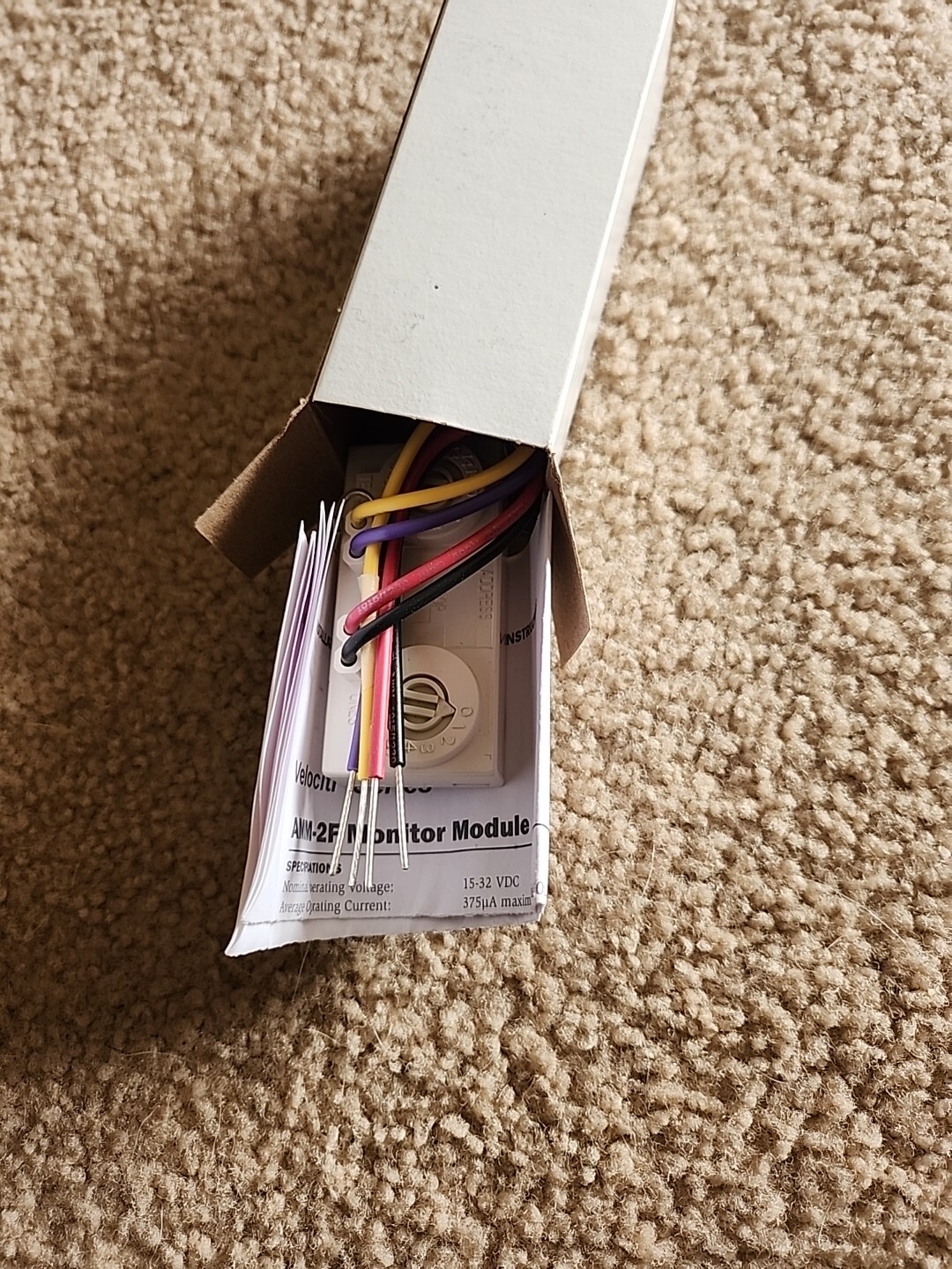 Gamewell-FCI AMM-2F Fire Alarm Monitor Module - White 783863027260| eBay