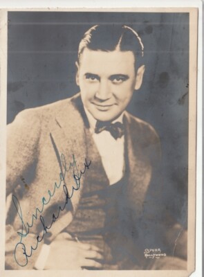 D-RICHARD DIX Autograph Photo w/coa | eBay