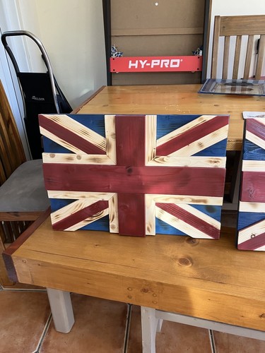 Hand Crafted Wooden Union Jack Display | eBay UK