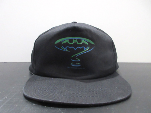 VINTAGE Batman Hat Cap Snap Back Black DC Comics Hero Movie TV Show ...