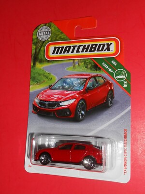MATCHBOX '17 HONDA CIVIC HATCHBACK(RED) MBX ROAD TRIP 14/20 SHIPS FREE ...