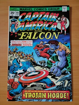 Captain America #194 ~ Presque Parfait NM ~1976 Marvel Comics | eBay