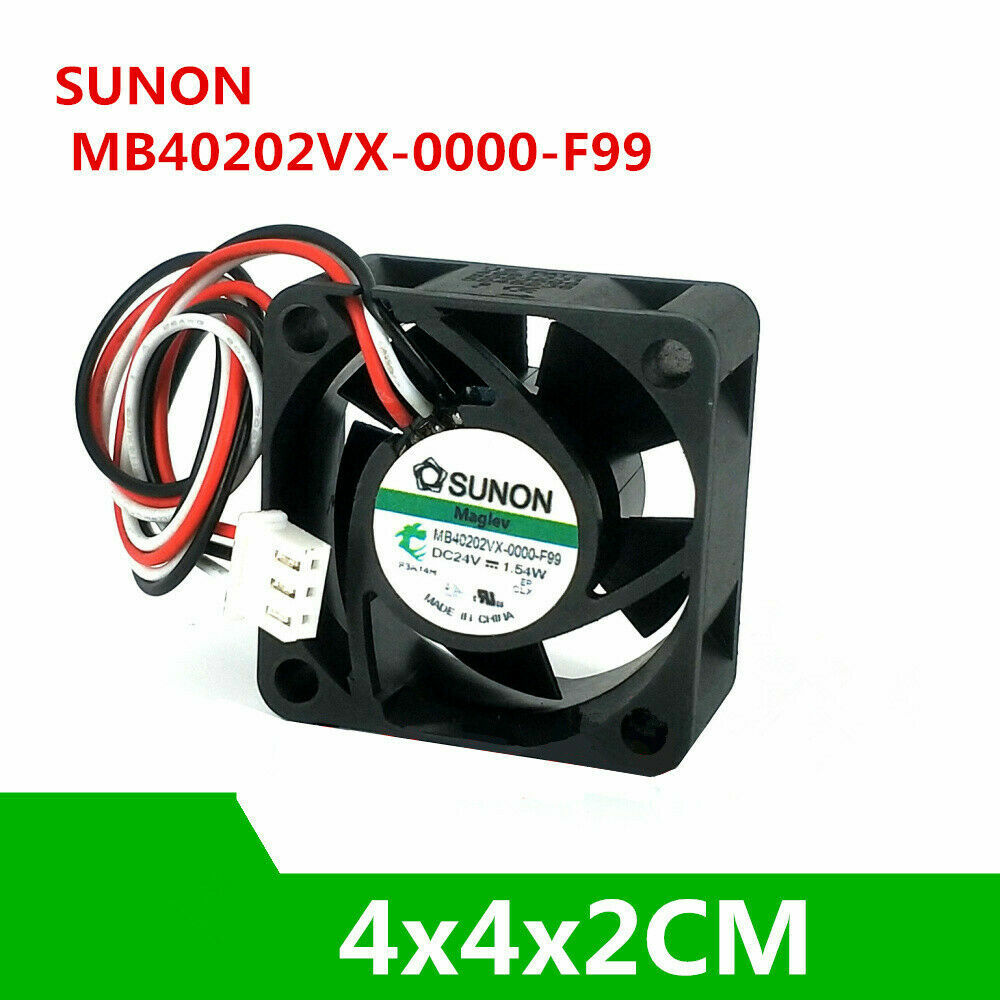 SUNON MB40202VX-0000-F99 4020 24V 1.54A 3-pin axial flow inverter fan ...
