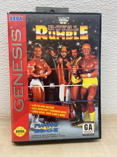 Vintage 1993 WWF Royal Rumble Sega Genesis Game | eBay