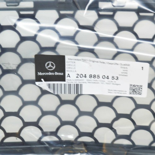 Mercedes Benz W204 C63 AMG Front Lower Center Grill A2048850453 NO DUTY ...