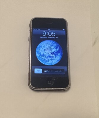 Apple iPhone 1st Generation - 8GB - Black (AT&T) A1203 (GSM) C93 | eBay