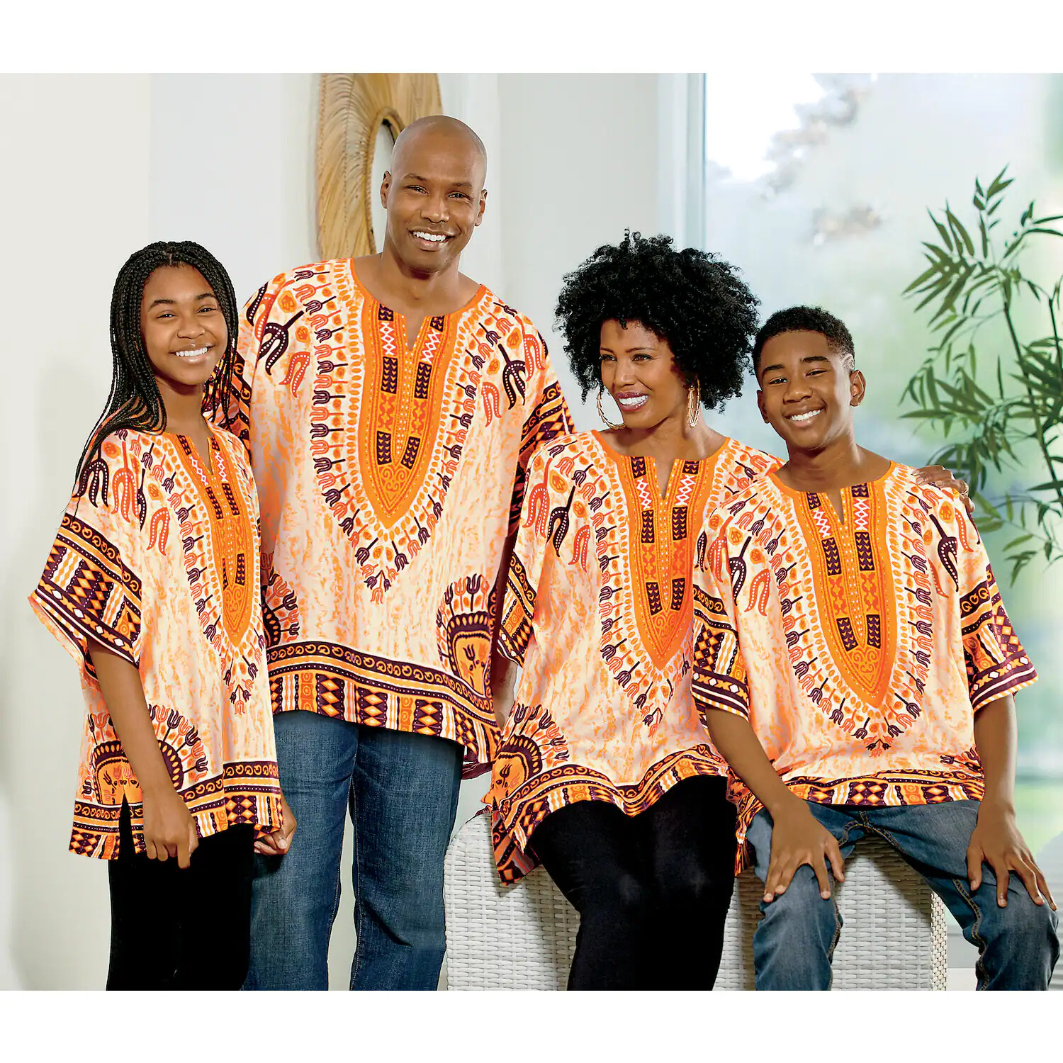 Size L Ashro Orange Ethnic African Pride Dashiki Tunic Caftan | eBay