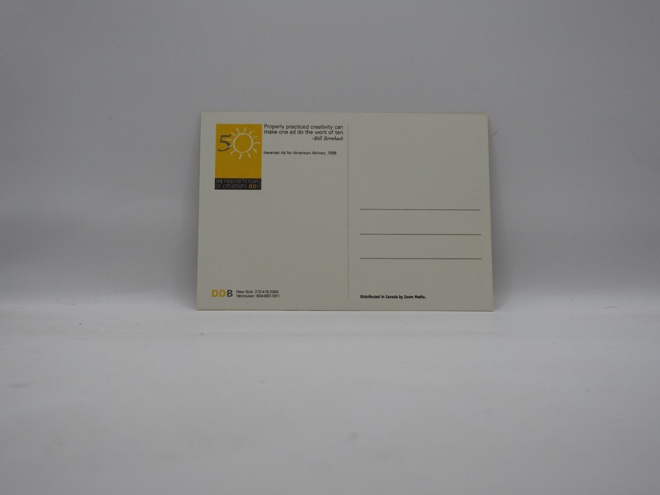 Continental Postcard Advertising American AIrlines New York City New ...