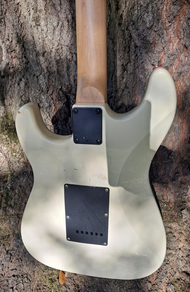 1991 PEAVEY PREDATOR USA Cream White Guitar *UG Grover Tuners, Elixir ...
