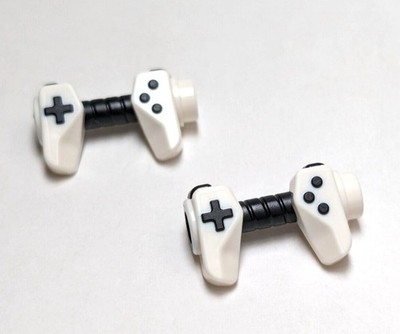 Lego - Minifigure Utensil - Lot of 2 - White Video Game Controllers | eBay