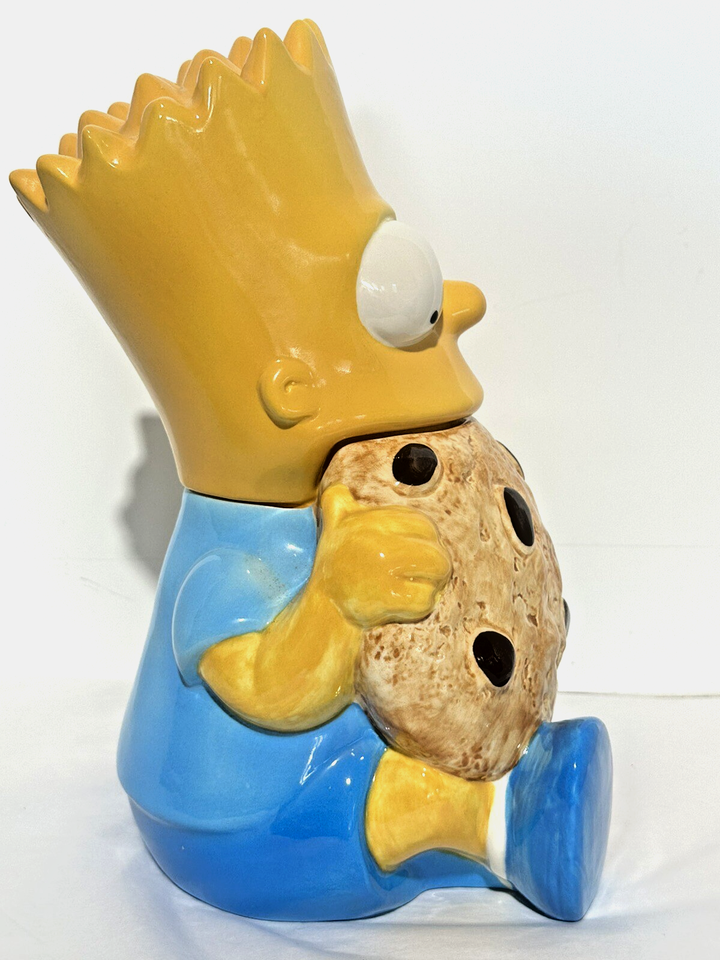 Bart Simpson Cookie Jar Treasure Craft Ceramic 1994 Vintage The ...