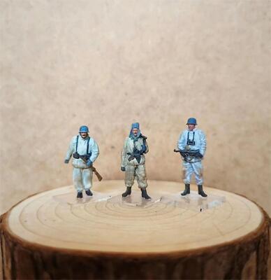 Homemade 1/72 German Soldier WWII Caucasus Campaign 3-Person Finished ...