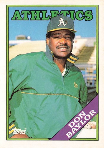 1988 Topps Traded #11T Don Baylor Oakland Athletics | eBay