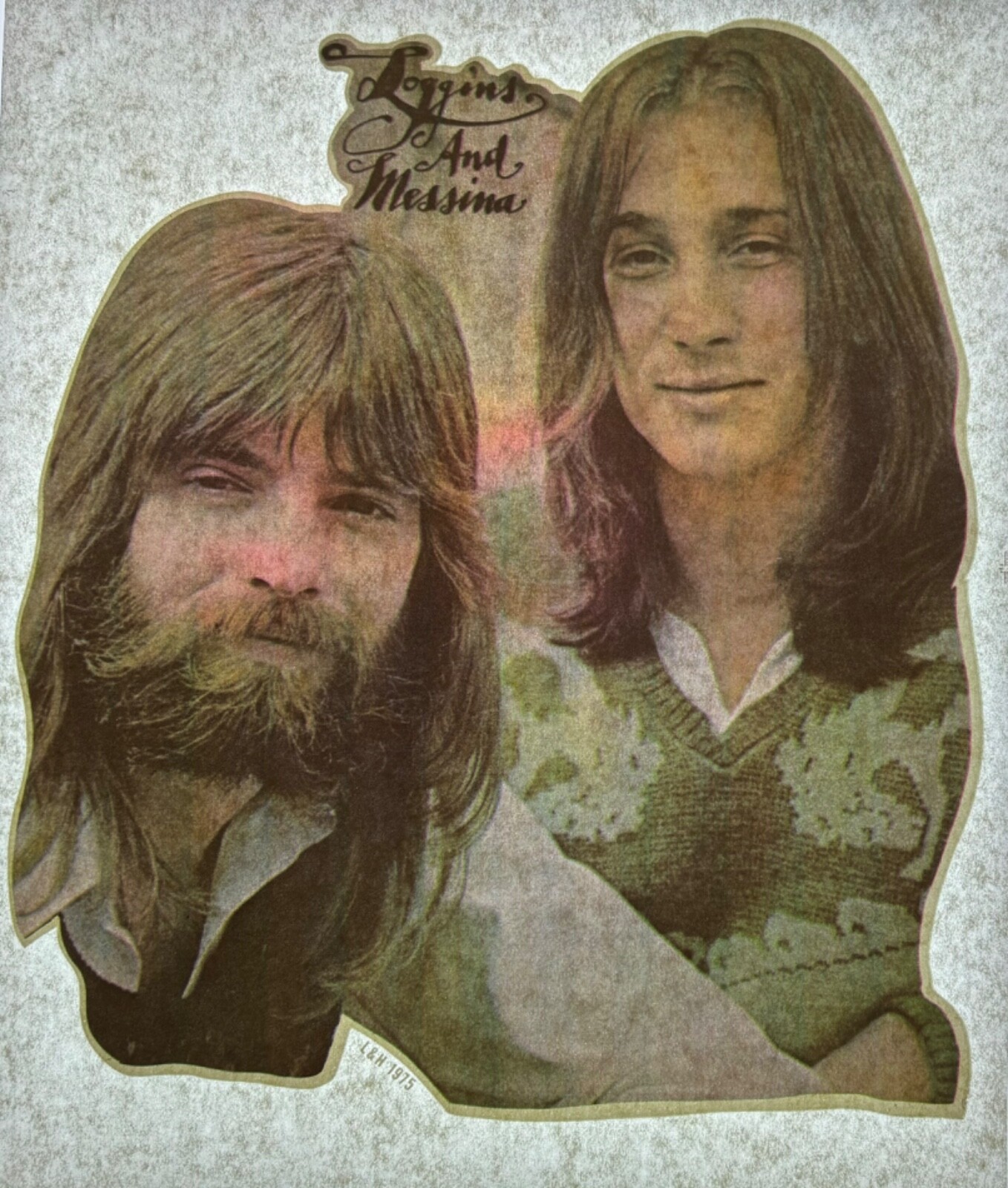 Original Vintage 1975 Loggins And Messina Rock Music … - Gem