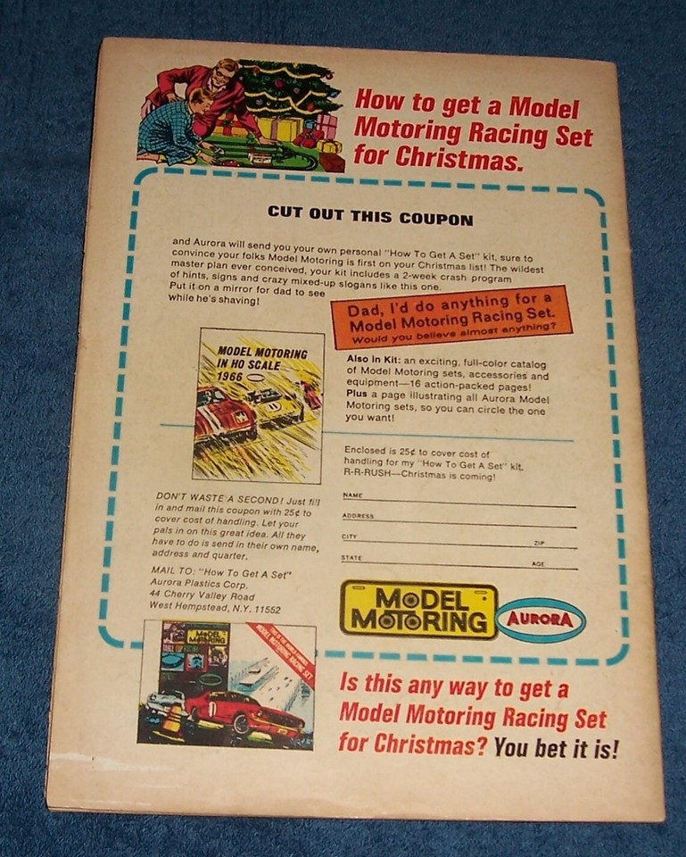 Clipped Coupon ACTION COMICS 345 Batman, Superman, Supergirl, Alan Funt ...