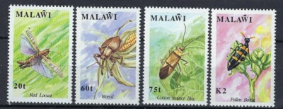 Malawi 590-93 MNH 1991 Insects (mm1053) | eBay