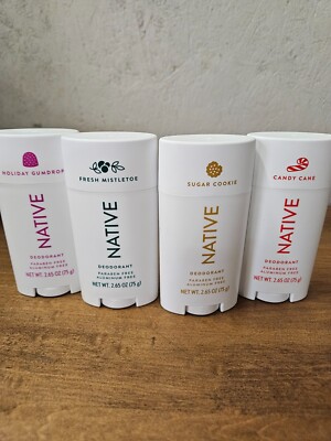 Native Deodorant Antiperspirant 2.65oz Paraben / Aluminum Free Holiday ...