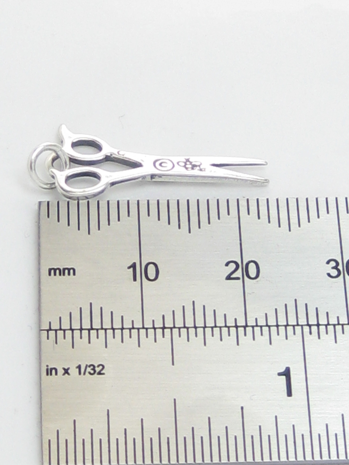 Scissors sterling silver charm .925 x 1 Hairdressing Barber charms. | eBay