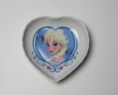 Disney Frozen Queen Elsa Ceramic Heart Accessory Ring Dish Trinket ...