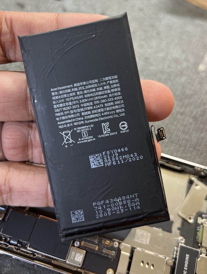 OEM Original iPhone 12/ 12 Pro Battery Replacement Great Battery Health ...