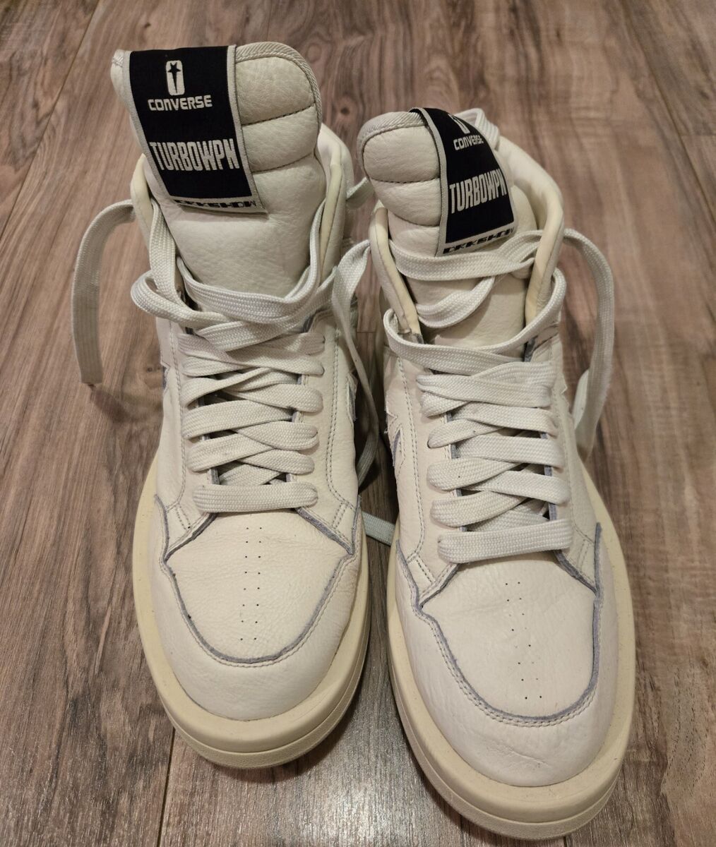 CONVERSE Rick Owens x TURBOWPN Mid “Egret” Men's 11.5 CONVERSE Rick Owens x TURBOWPN Mid “Egret” Men's 11.5