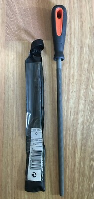 SANDVIK BAHCO 250mm Cut 2 Round File BRAND NEW Quality Trade Tool Made ...