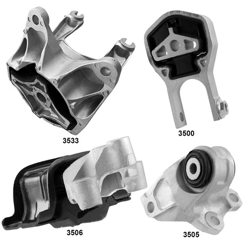 Engine Mounts & Transmission Mount 4PCS for Ram Promaster 1500, 2500 ...