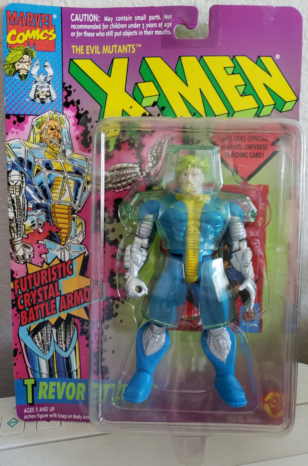 Marvel Comics TREVOR FITZROY Futuristic Crystal Armor X-Men The Evil ...