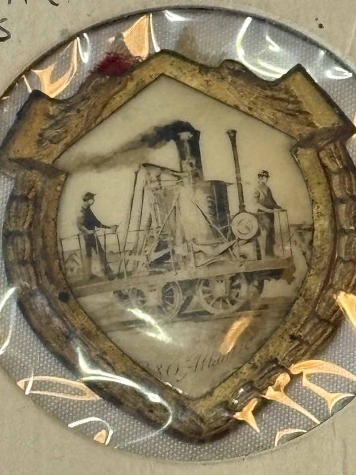 B&O Railroad 1880's Steam Medal Baltimore & Ohio RR Steam Engine - Very ...