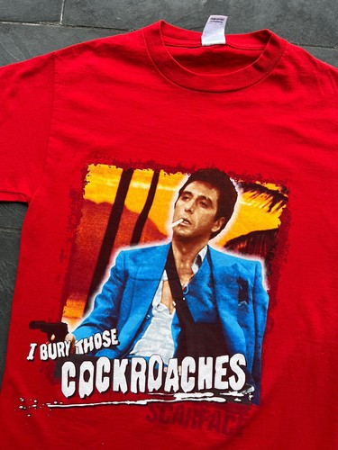 Vintage Scarface I Bury Those Cockroaches Movie Promo T-Shirt | eBay