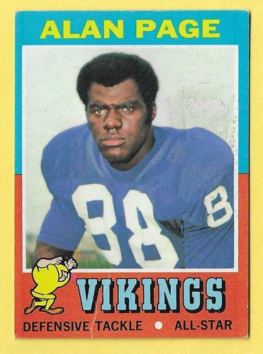 1971 Topps Alan Page Vikings #71 (#3) | eBay