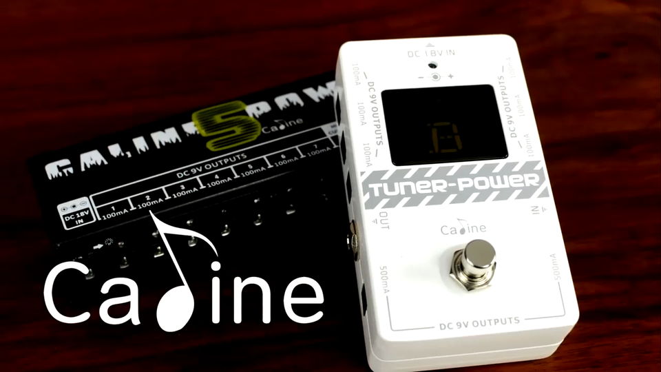 Caline CP-09 Tuner-Power 2 in 1 for Guitar Effect Pedal 18V Input 4 Led ...