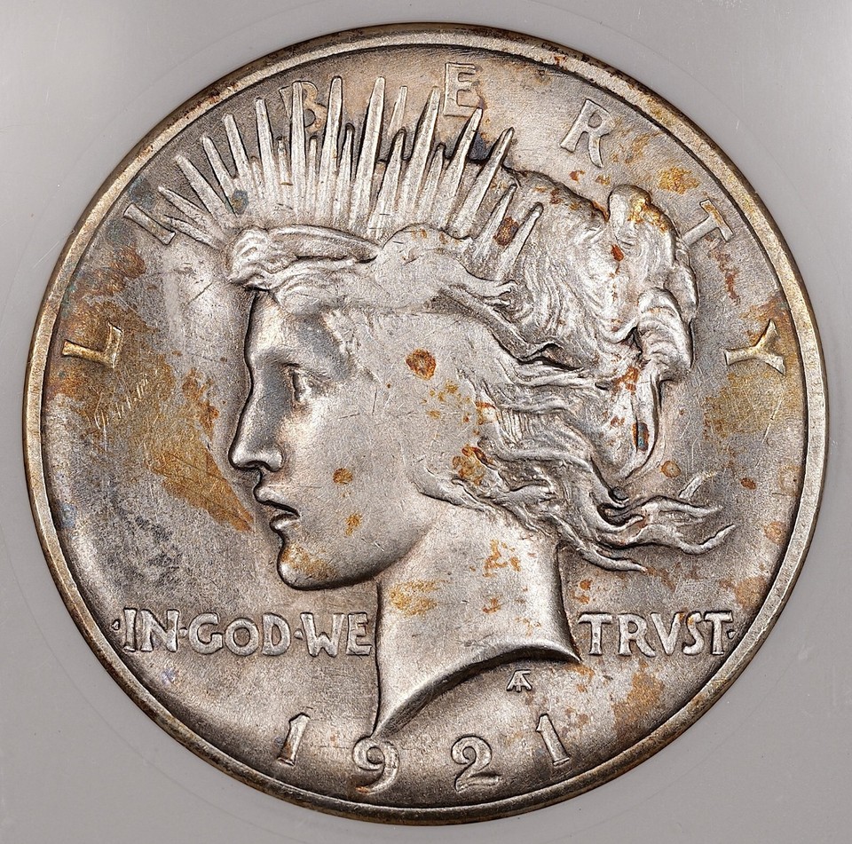 1921 Peace One Dollar $1 - ANACS GRADED MS60 - OLD SOAP BOX! | eBay