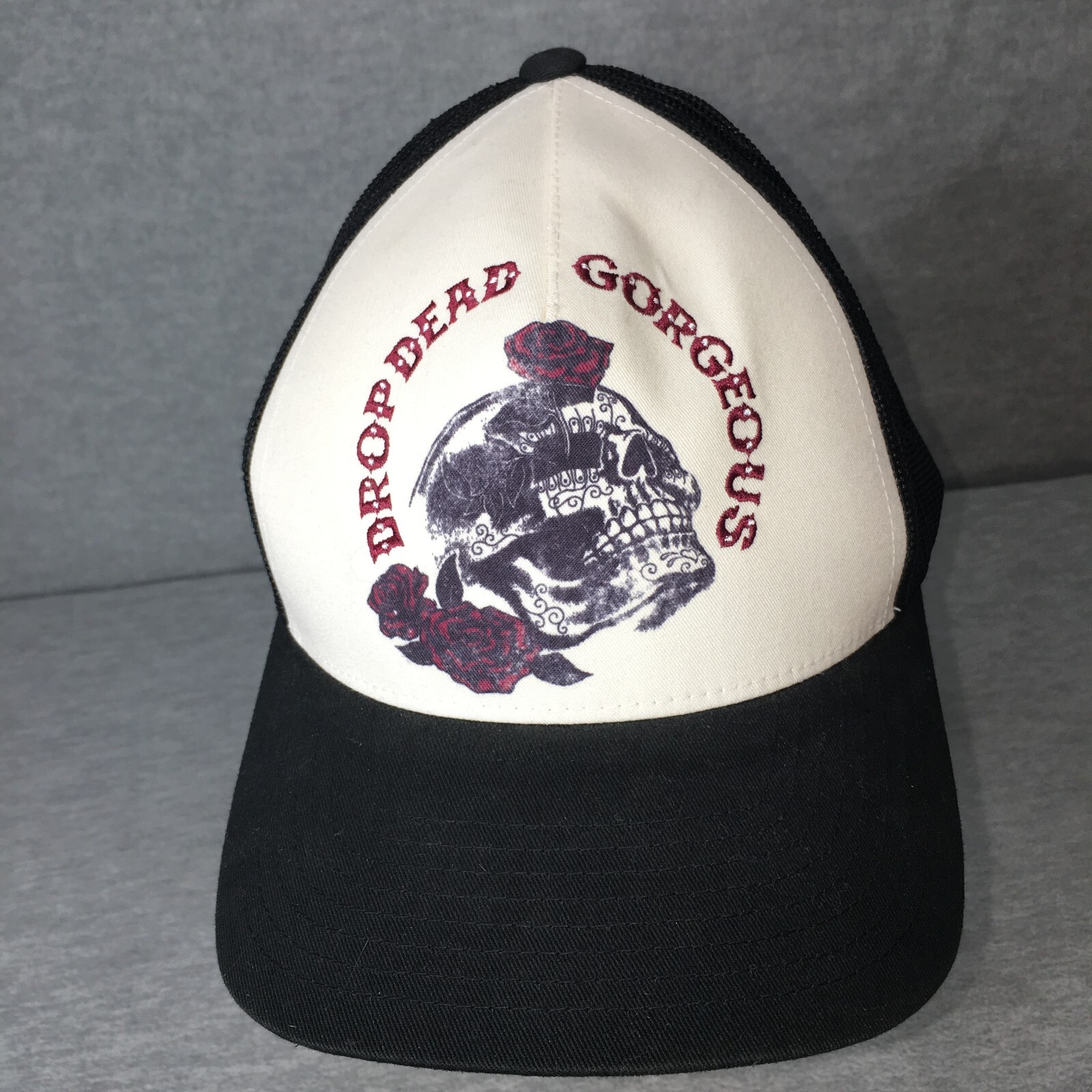 Harley Davidson Motorcycle Trucker Hat Drop Dead Gorg… - Gem