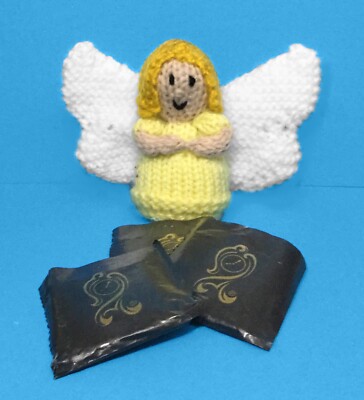 KNITTING PATTERN - Christmas Angel Bauble 14 cms tree decoration / mint ...