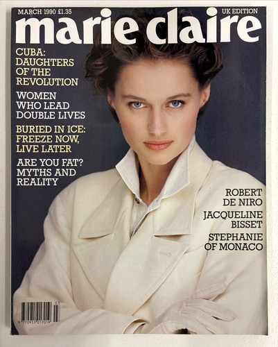 Marie Claire March 1990 Therese UK Vintage fashion & Beauty Magazine ...