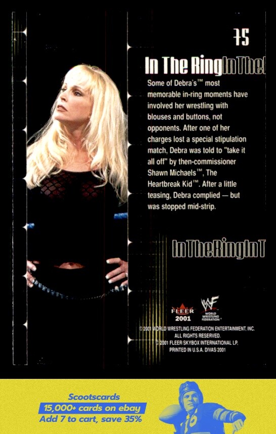 2001 Fleer WWF The Ultimate Diva Collection Debra card #75 | eBay