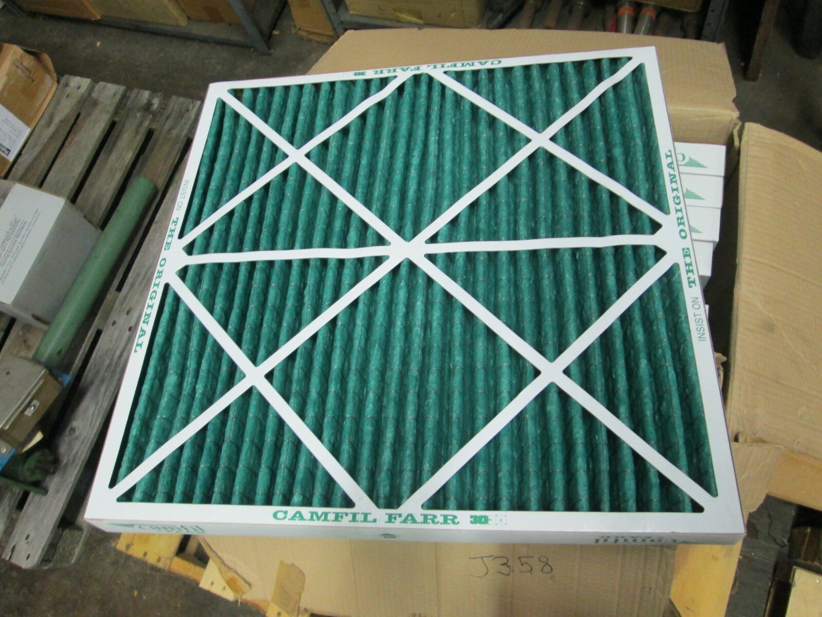 Camfil Farr EN779 Class G4 Filters PT# 049880-005 Size: 24x24x2 Box of ...