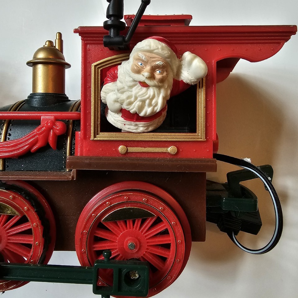 Christmas Magic Express Animated Tree Train Set Holiday Hand Painted ...