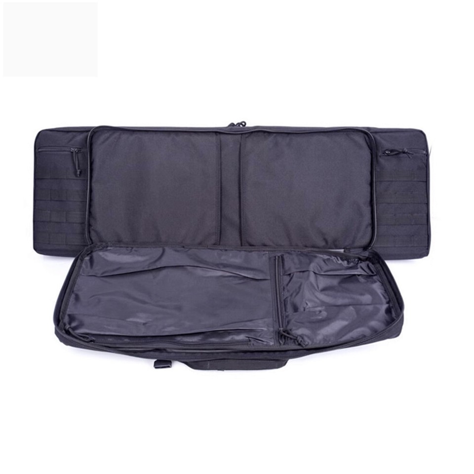 Tactical Double Rifle Bag Gun Range Padded Soft Carbine Backpack Carry ...