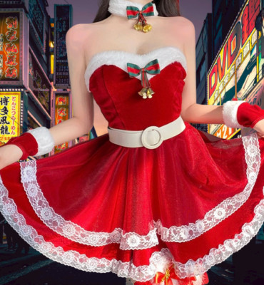 Red Women Christmas Dress Set Cosplay Santa Sexy Lingerie Set Costume USA | eBay