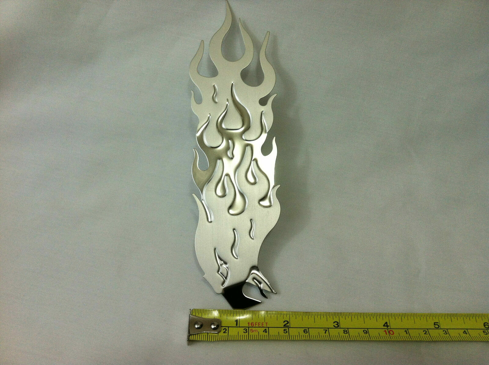 3M Adhesive Stainless Steel Chrome Screaming Eagle Flame Trim 3-D ...