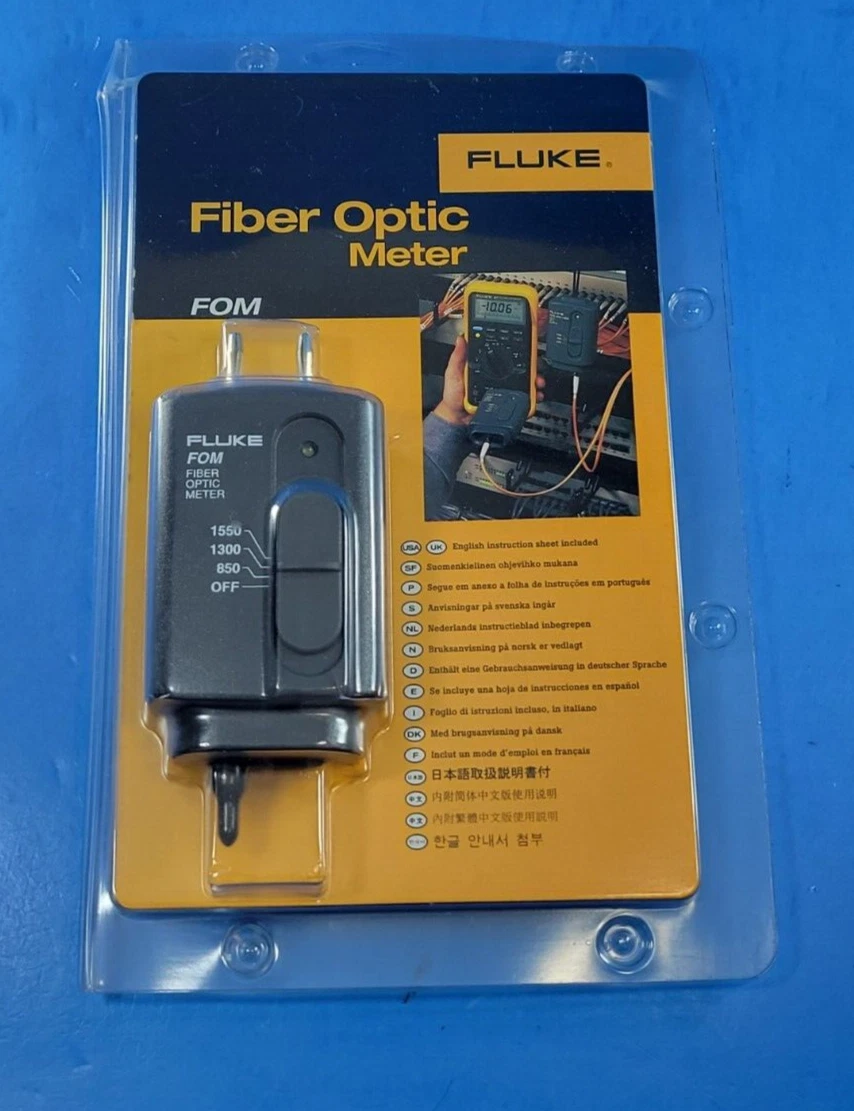 Fluke Fiber Optic Light Meter | Shelly Lighting