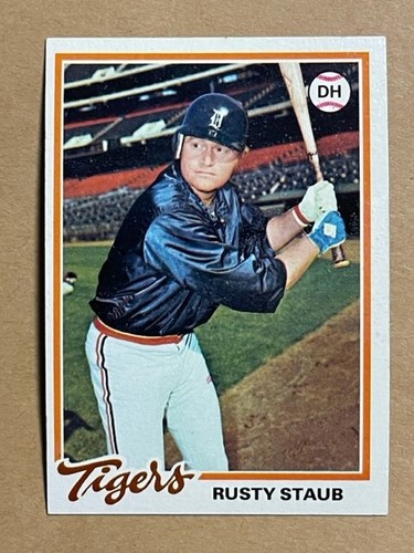 Rusty Staub ~ Vintage 1978 Topps #370 Detroit Tigers | eBay