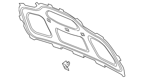 Genuine Audi Insulator Pad 80A-863-825 | eBay